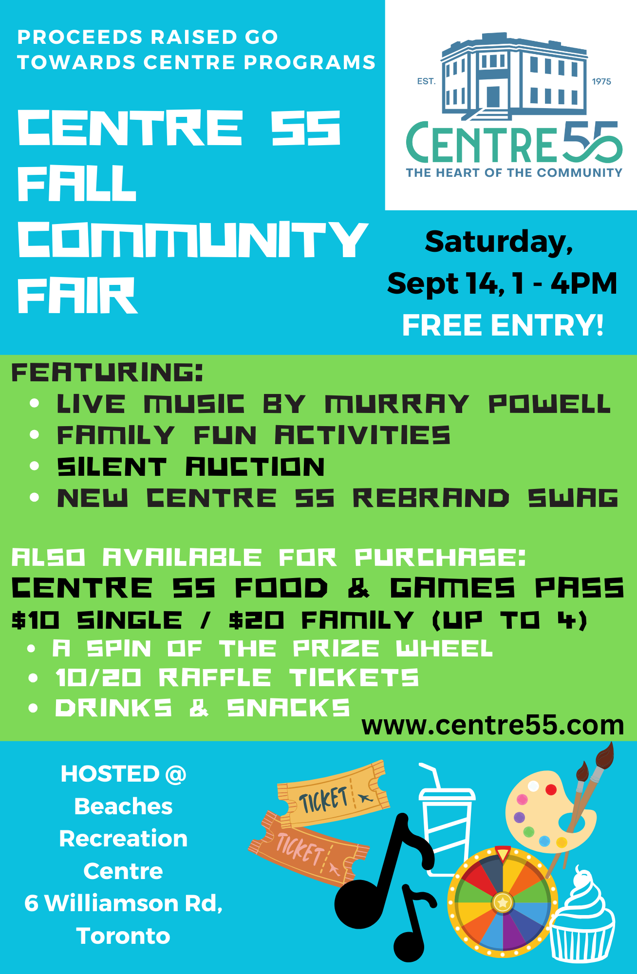 Fall Community Fair & Auction - Community Centre 55